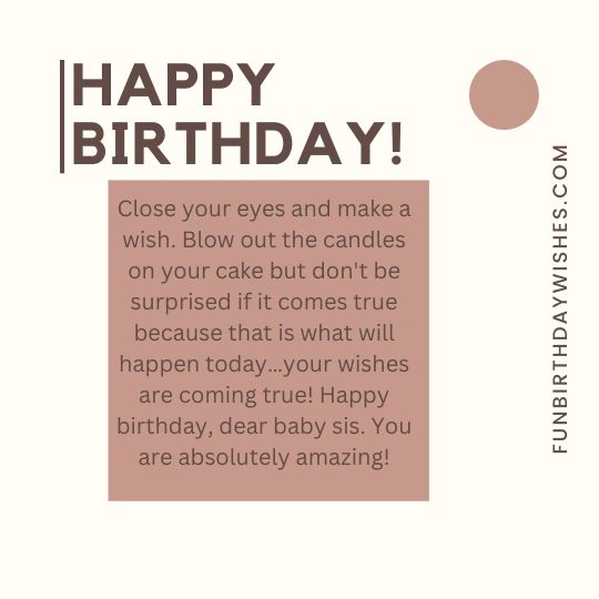 Lato Diminuire Incoraggiare Funny Birthday Wishes For Younger Sister 