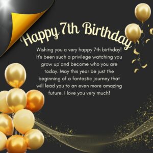 Birthday Wishes for 7th-year-olds - Cute Birthday Wishes for All Occasions