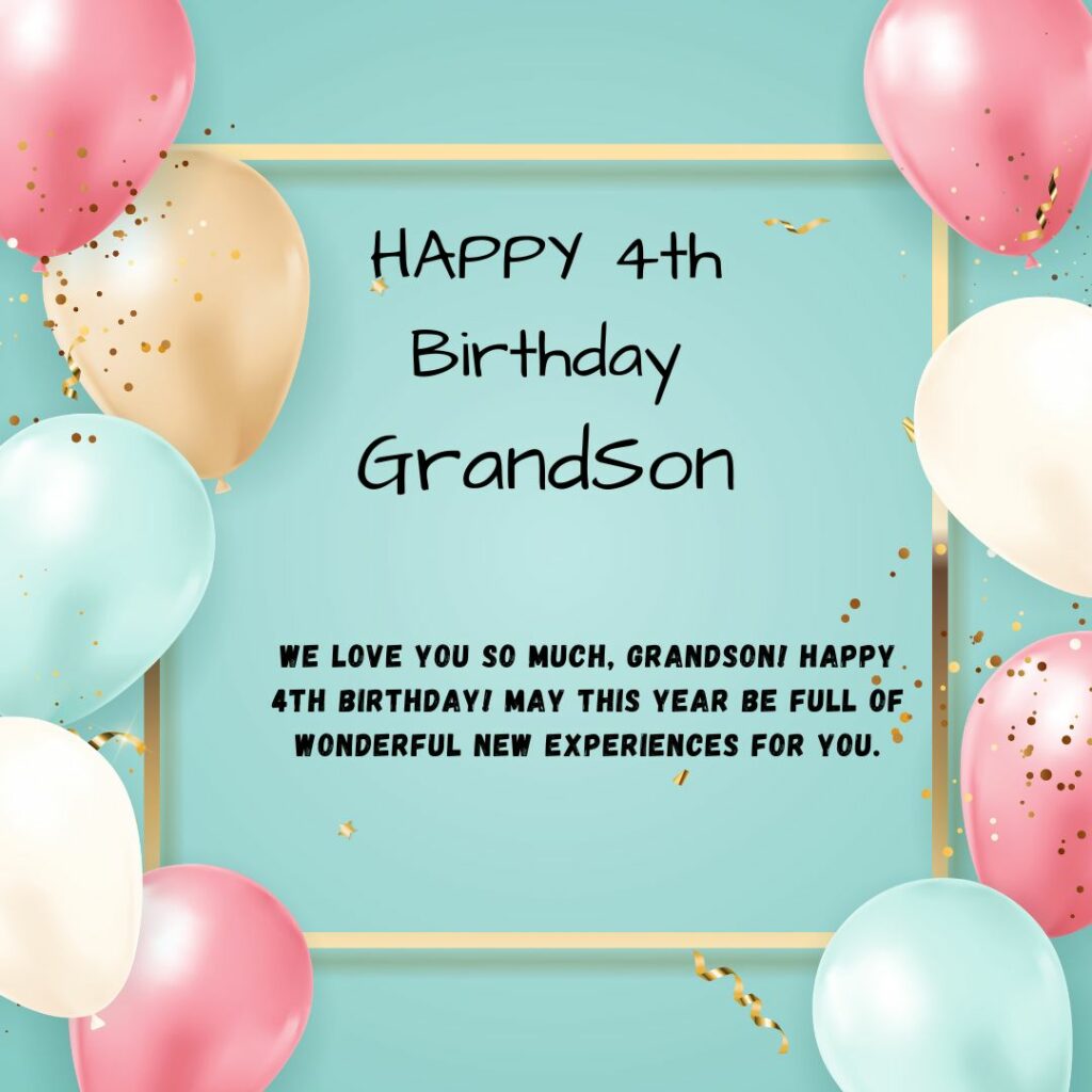 4th Birthday Wishes