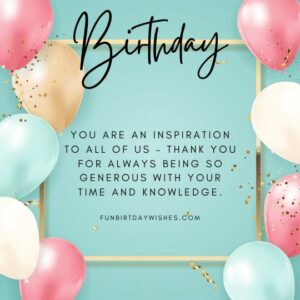 Birthday Wishes to a Senior