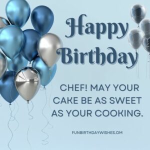 Happy Birthday Chef Funny