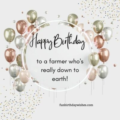 Happy Birthday Farmer Funny