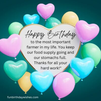 Happy Birthday Farmer Funny Wishes