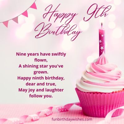9th Birthday Poems