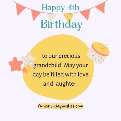 4th Birthday Captions