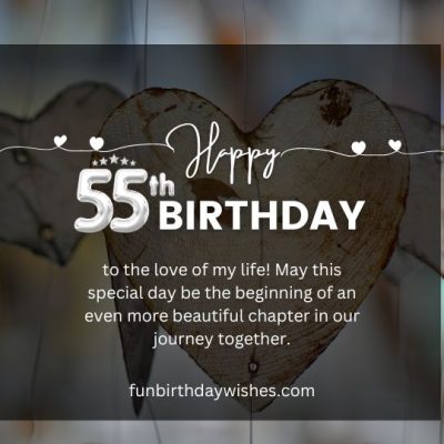 Happy 55th Birthday Wishes Husband