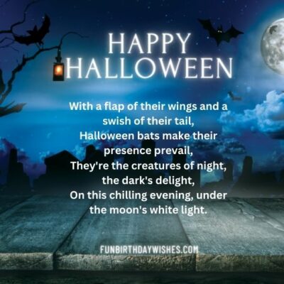 Halloween Bat Poem