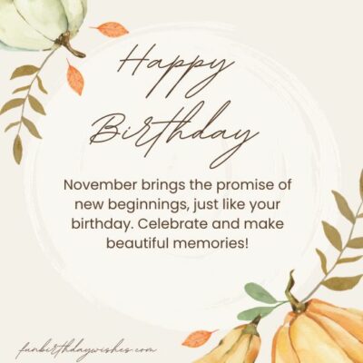 November Birthday Images