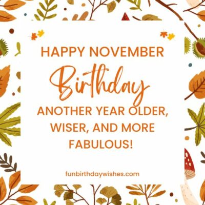 November Birthday Images