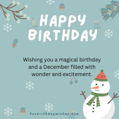 December Birthday Images