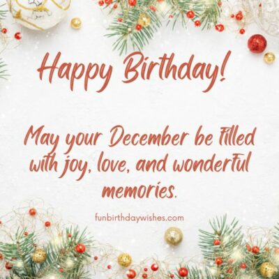 December Birthday Images