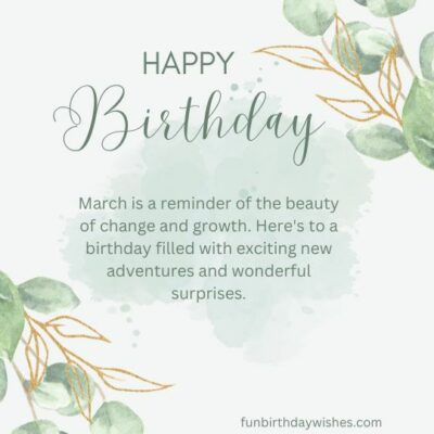 March Birthday Images