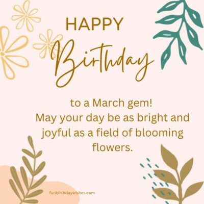 March Birthday Images