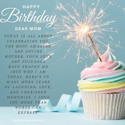 Emotional Happy Birthday Mom Letter