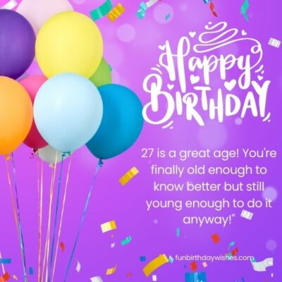 27th Birthday Jokes