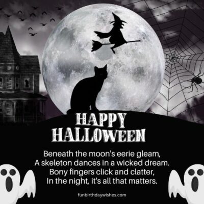 Halloween Skeleton Poem