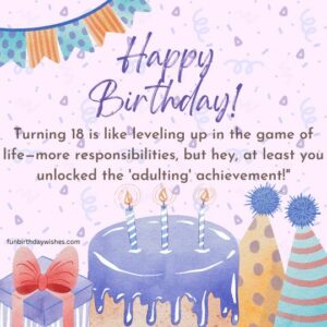 Funny 18th Birthday Jokes