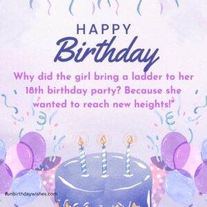 Funny 18th Birthday Jokes
