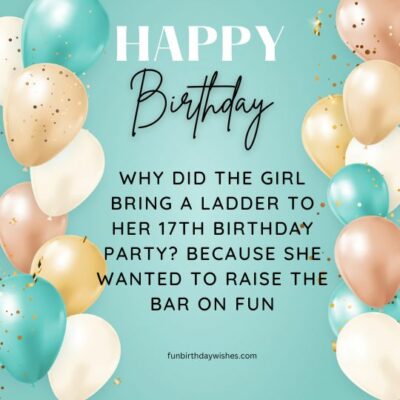 Funny 17th Birthday Jokes